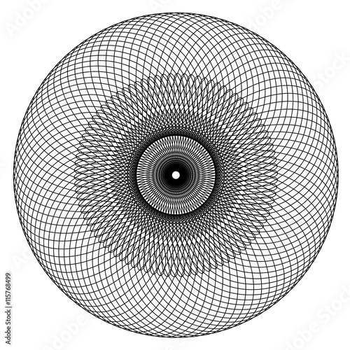 Geometric circle pattern Stock Vector | Adobe Stock