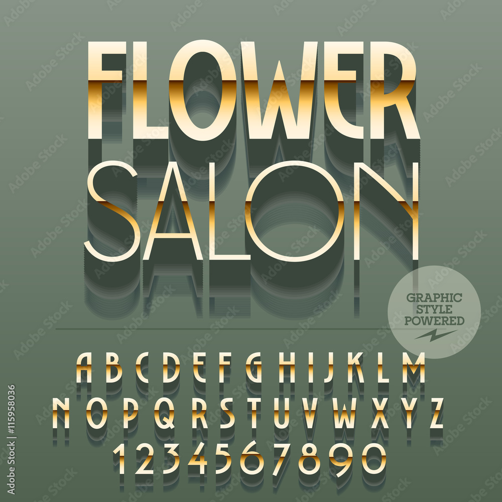 Set of slim reflective alphabet letters, numbers and punctuation ...