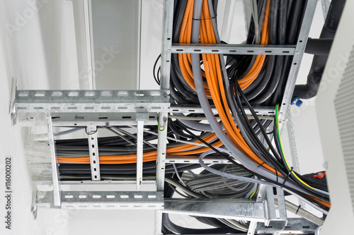 Kabeltrasse und Kabel Stock Photo | Adobe Stock