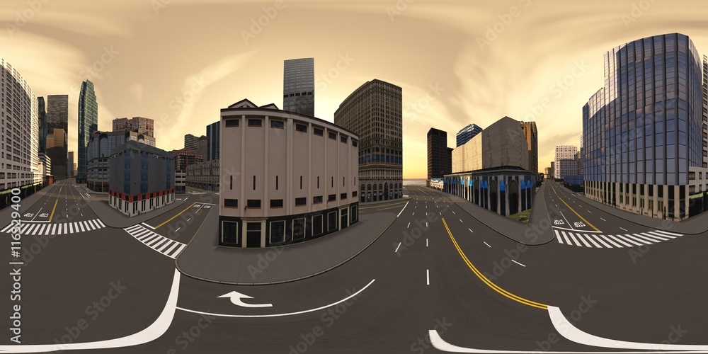 Environment map. HDRI map. Equirectangular projection. Spherical ...