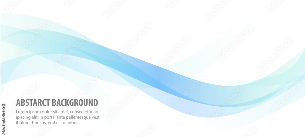 abstract blue line wave background Stock Vector | Adobe Stock