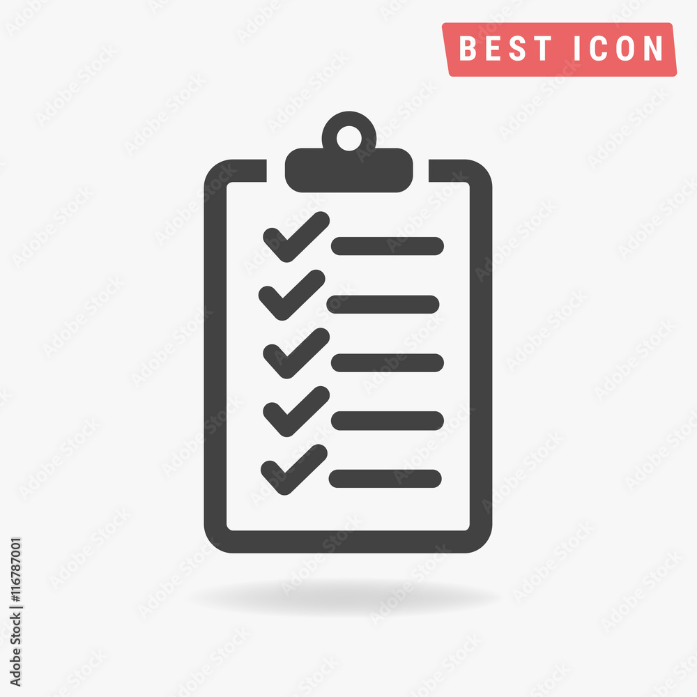 Check list icon vector Stock Vector | Adobe Stock