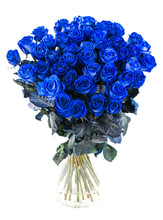 Bouquet Of Blue Roses Free Stock Photo - Public Domain Pictures