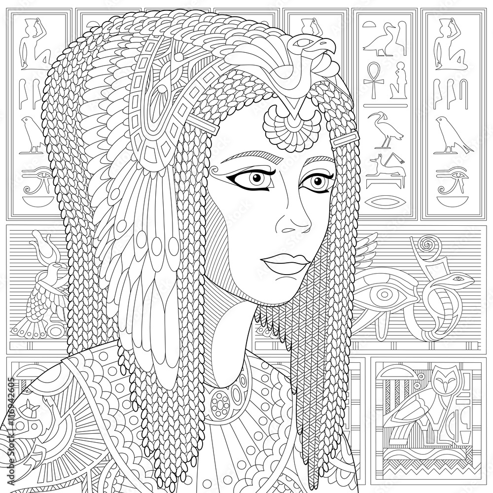 Cleopatra Coloring Pages [2025]