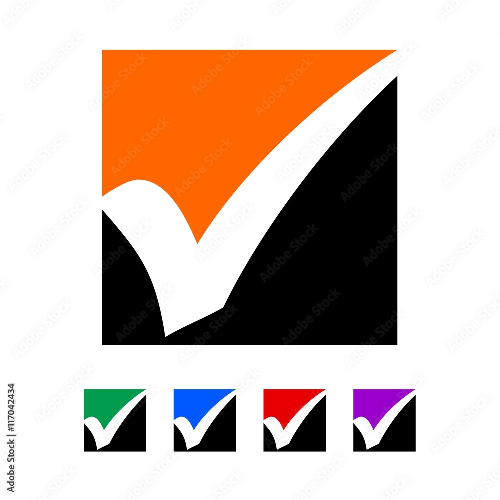 priority check mark logo Stock Vector | Adobe Stock