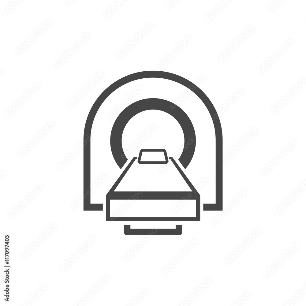 CT scan icon, CT scanner Stock Vector | Adobe Stock