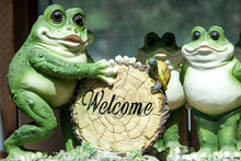 Frog Welcome Sign Free Stock Photo - Public Domain Pictures