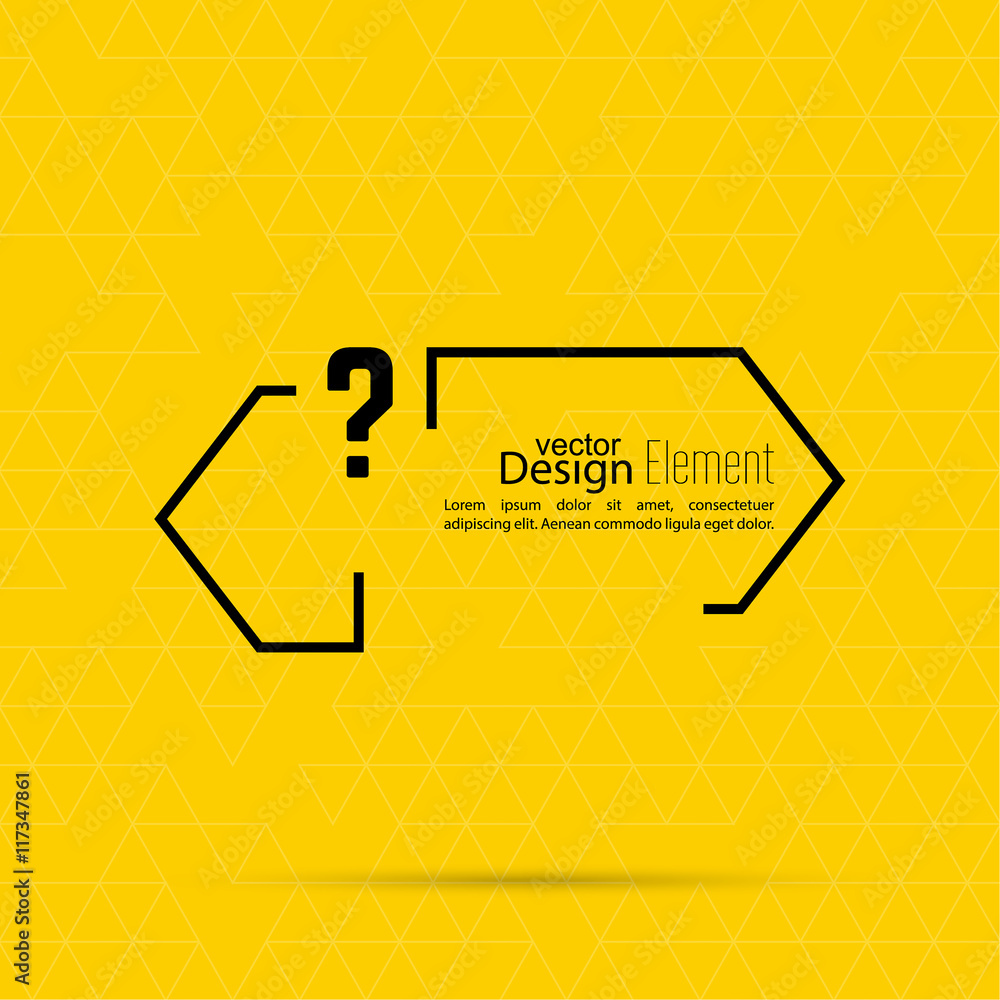 Question mark blank template. Stock Vector | Adobe Stock