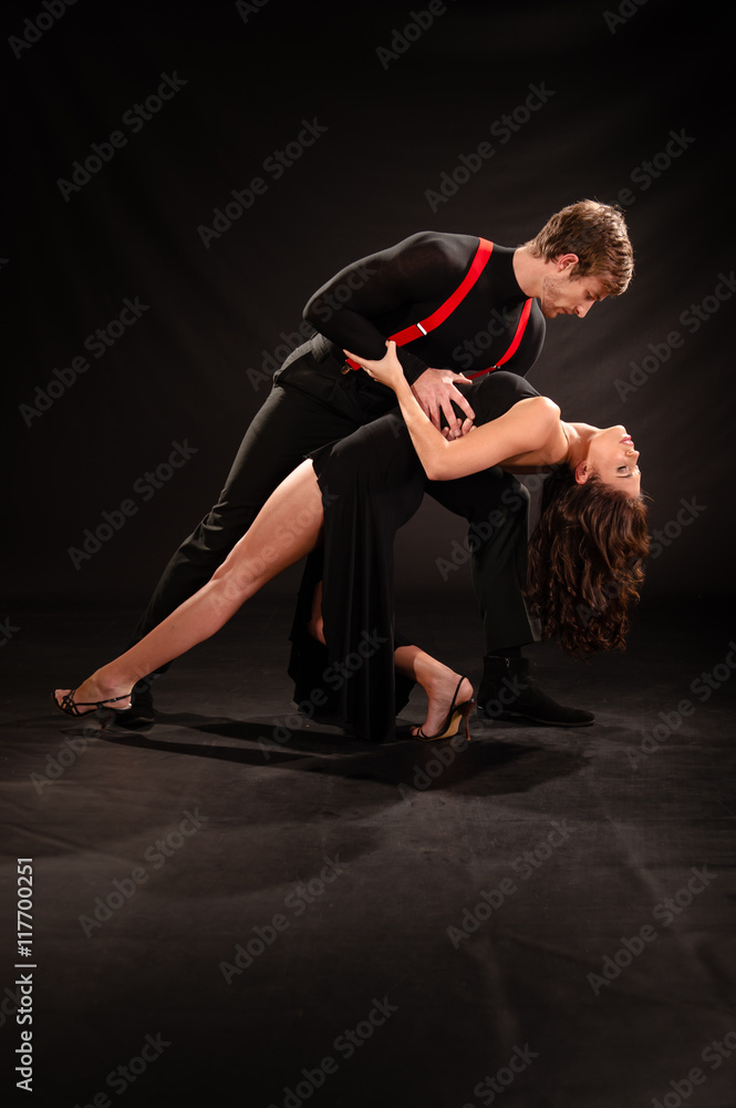 Sensual Couple dancing the Tango Stock Photo | Adobe Stock