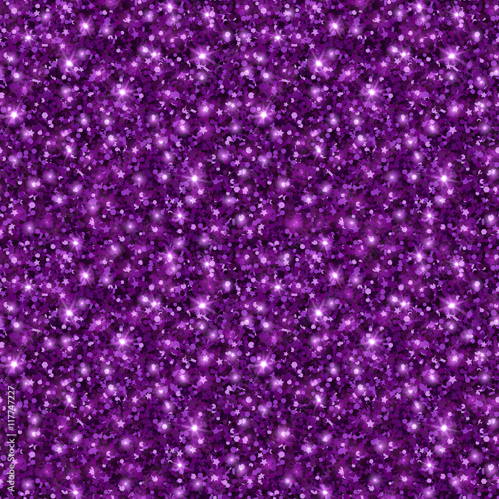 Violet Glitter Texture, Seamless Sequins Pattern Stock Vector | Adobe Stock