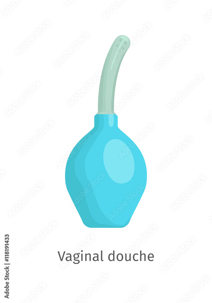 Contraception method douche, lavement. Medical birth control. Planning ...