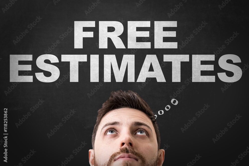 Free Estimates Stock Photo | Adobe Stock