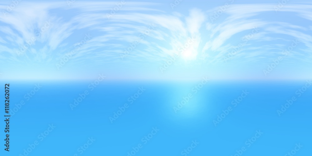 Environment map. HDRI map. Equirectangular projection. Spherical ...