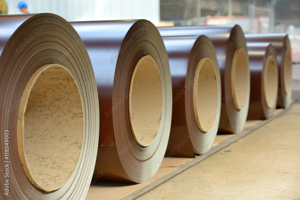 Prepainted Galvanized coils Stock Photo | Adobe Stock