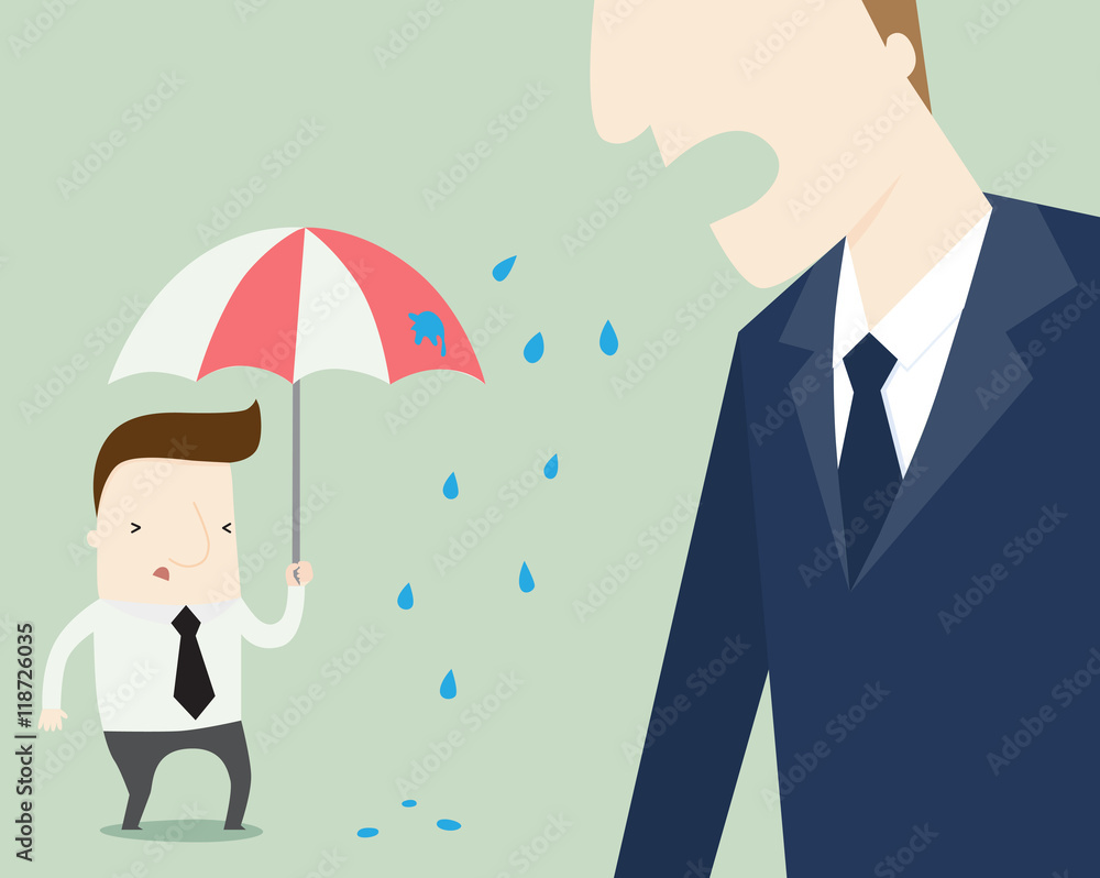 Project complain ,vector illustration cartoon Stock Vector | Adobe Stock