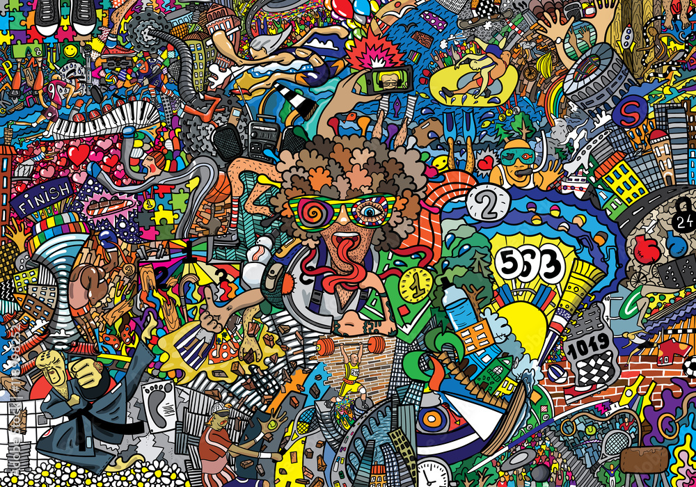 Graffiti Art Collage