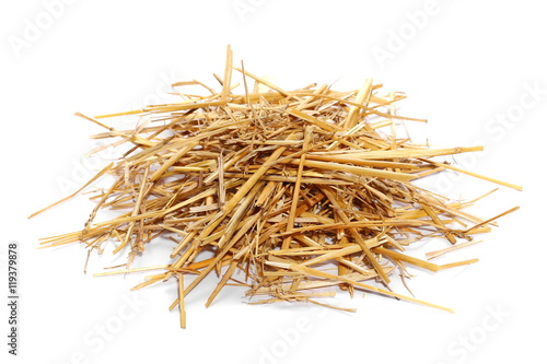 pile straw isolated on white background Stock Photo | Adobe Stock