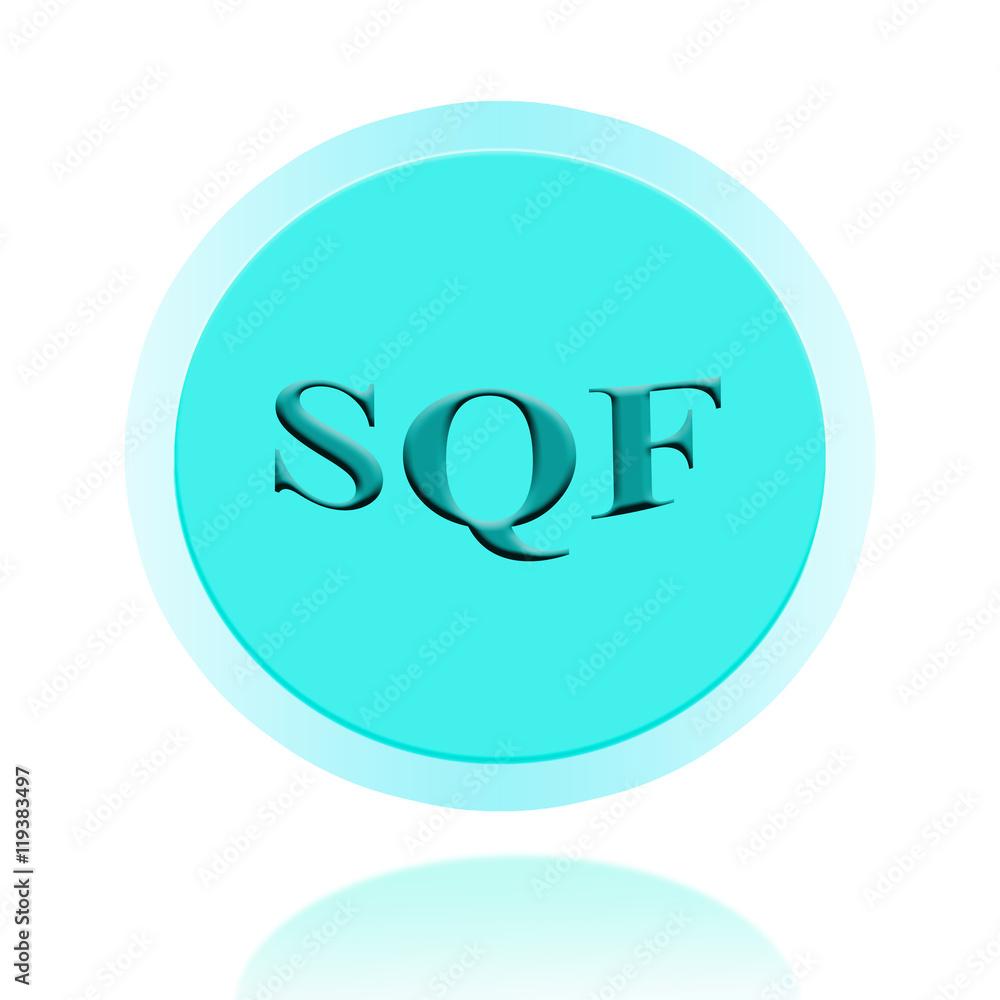 SQF icon or symbol image concept design for business and use in company ...