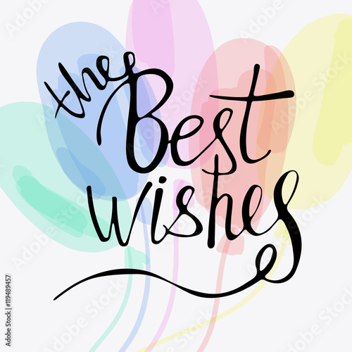 Modern hand drawn calligraphy. Typography poster design. Lettering for ...