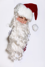 Peeking Santa Claus Free Stock Photo - Public Domain Pictures
