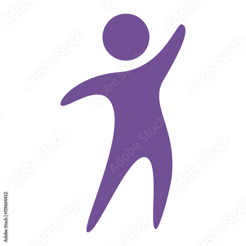 symbol healthy person icon design, vector illustration Stock Vector ...