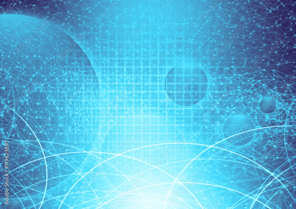 data deep learning hologram ai technology robotic, molecule of chemical ...