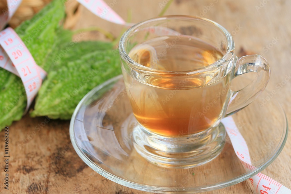 hot tea bitter melon Stock Photo | Adobe Stock