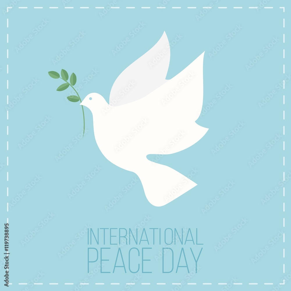 International Day of Peace symbol poster Stock Vector | Adobe Stock