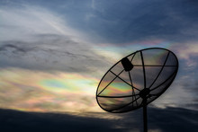 Rainbow Satellite Free Stock Photo - Public Domain Pictures
