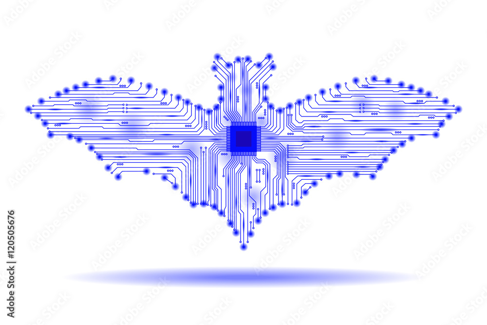 Abstract bat Stock Illustration | Adobe Stock