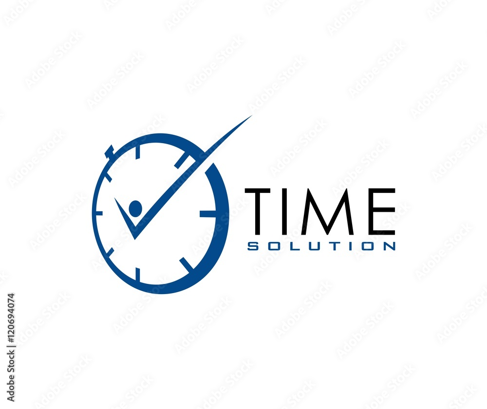 Time logo Stock Vector | Adobe Stock
