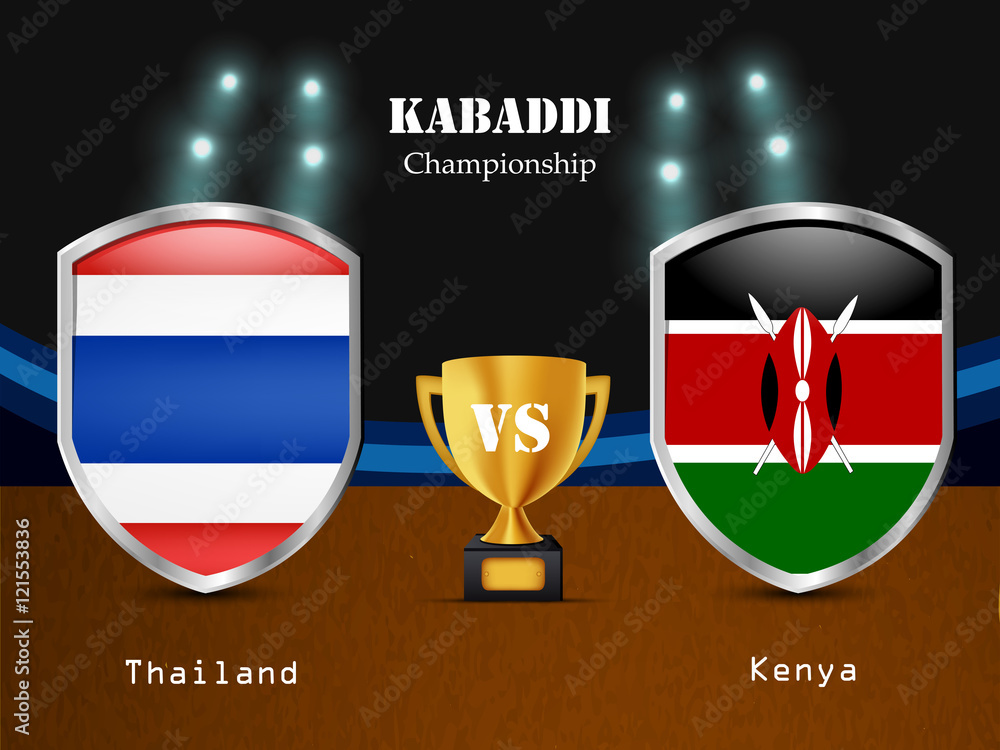 Kabaddi background Stock Vector | Adobe Stock