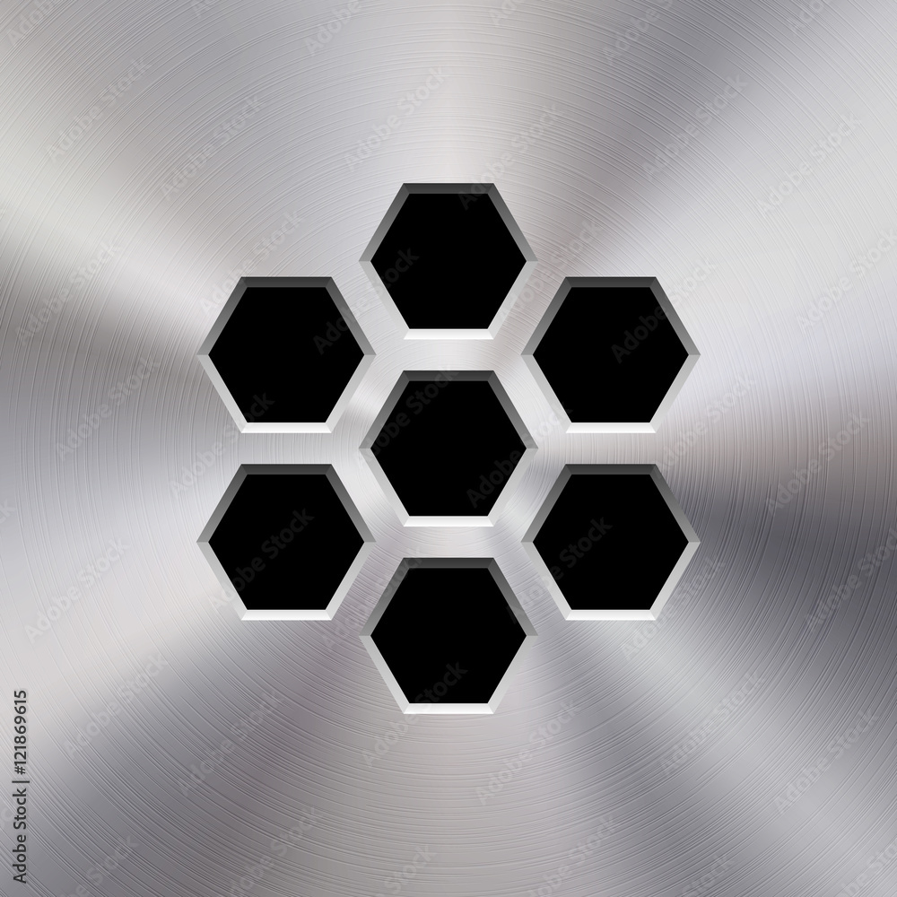 Audio speaker template, dynamic with perforated grill pattern and ...