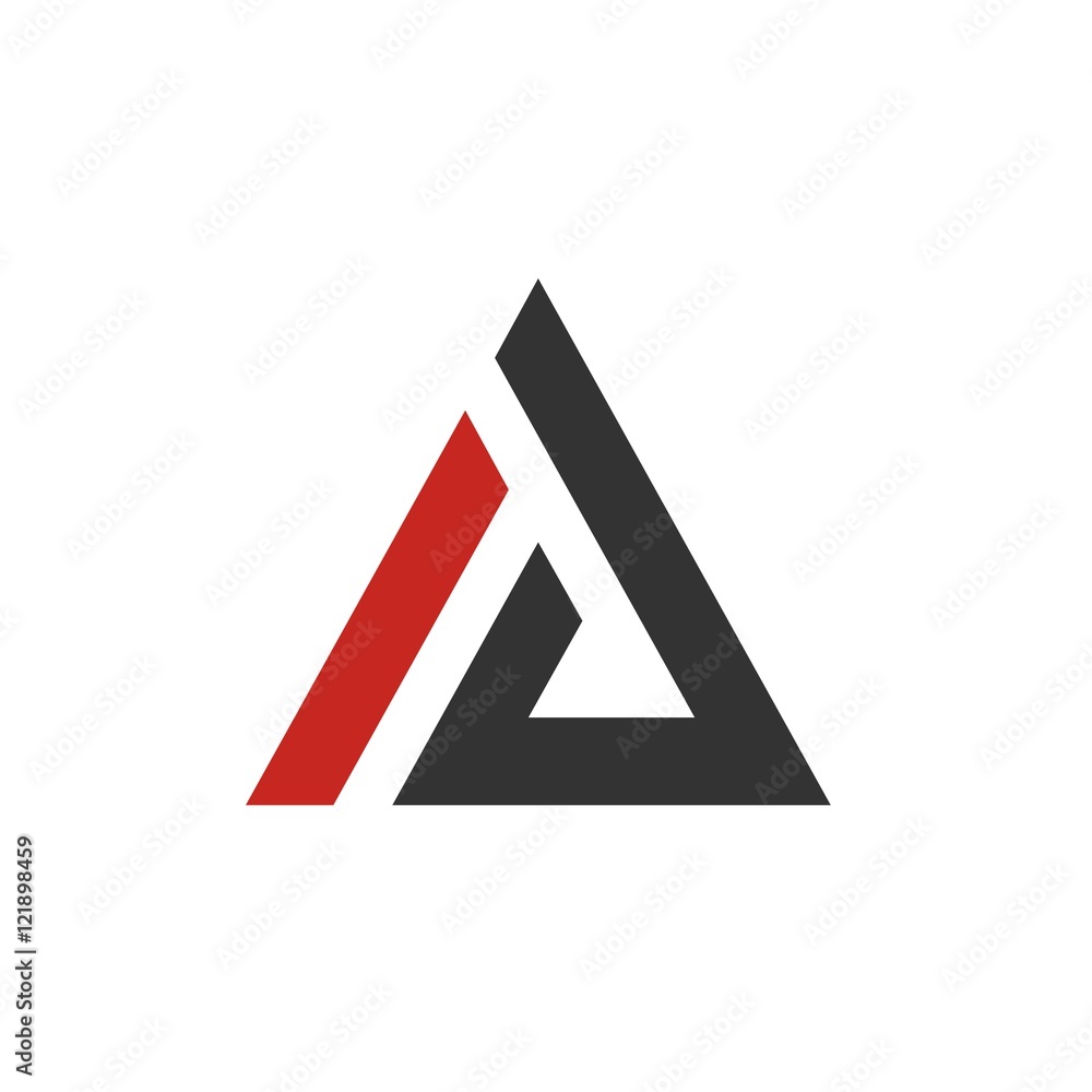 AA letter abstract logo design Stock Vector | Adobe Stock