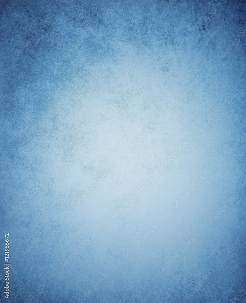 blue background paper illustration with vintage texture border and ...