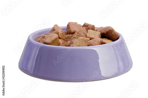 Hundefutter Dosenfutter im Napf Stock Photo | Adobe Stock