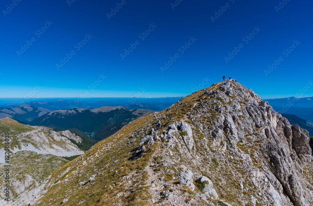 Photo Stock "Monte Terminillo", a hike on trails up to 2216 meters of ...