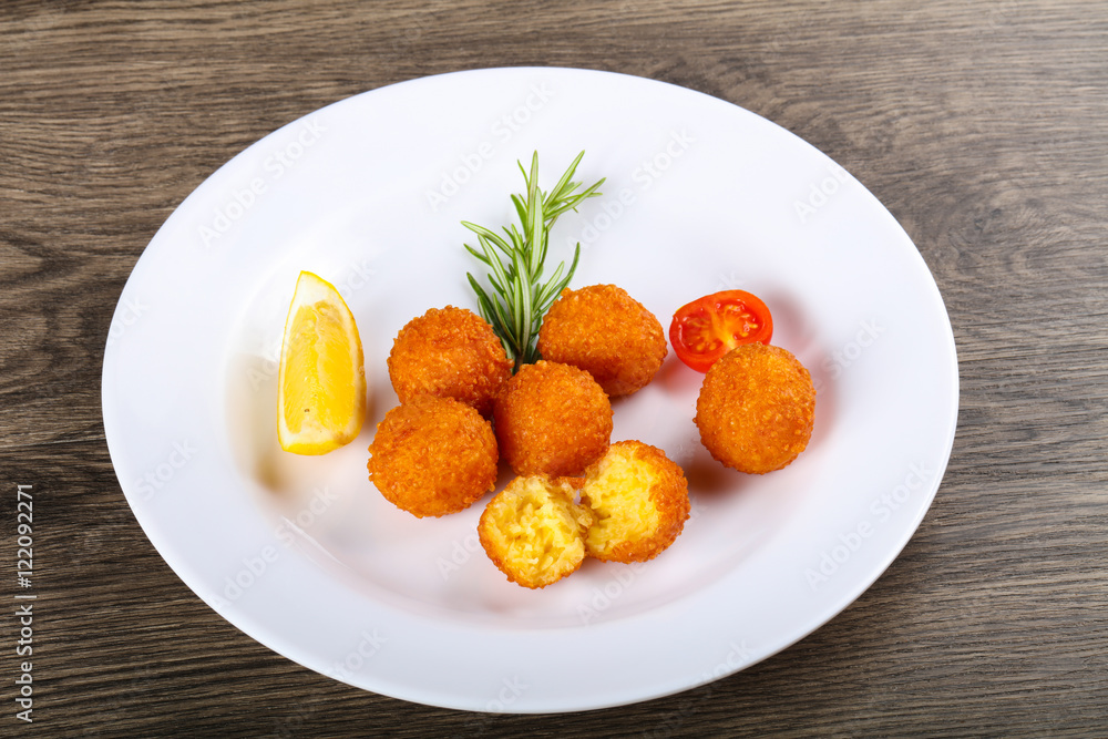 Cheese balls Stock Photo | Adobe Stock