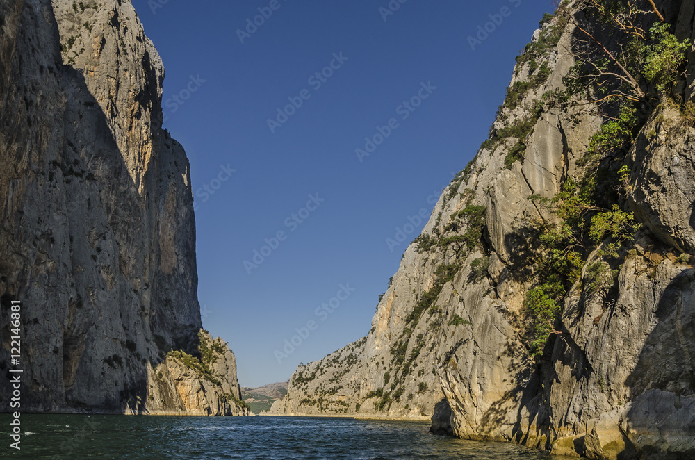 Sahinkaya Canyon is one of the most beautiful canyons in Altinkaya Dam ...