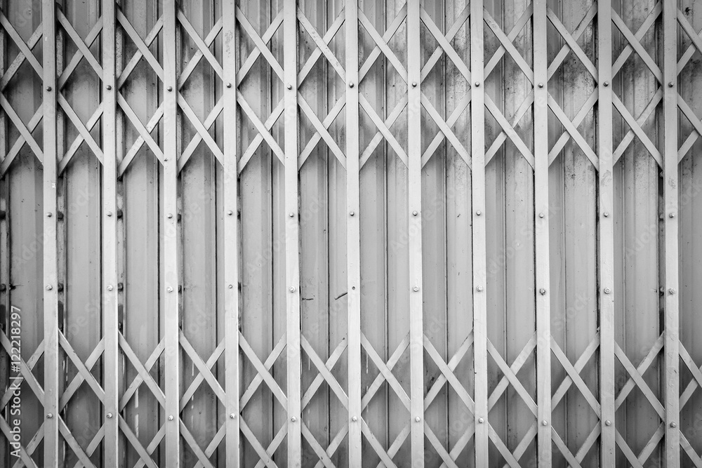 Old steel door texture pattern or steel door background with rusty ...