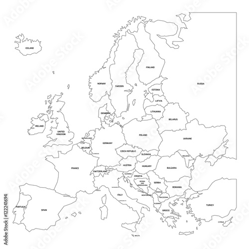 Mapa Polityczna Europy Do Druku A4 | Porn Sex Picture