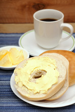 Butter Bagel Free Stock Photo - Public Domain Pictures