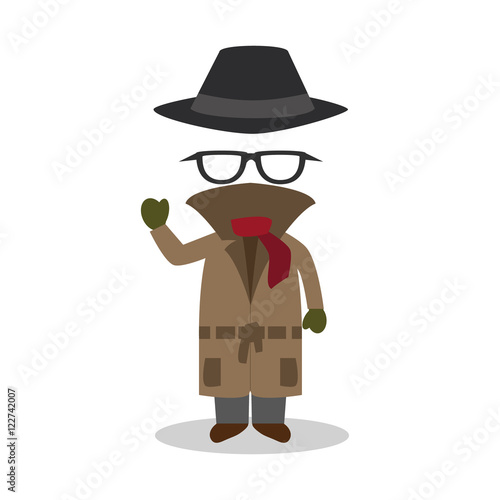 Cartoon illustration of invisible man - Buy this stock vector and ...