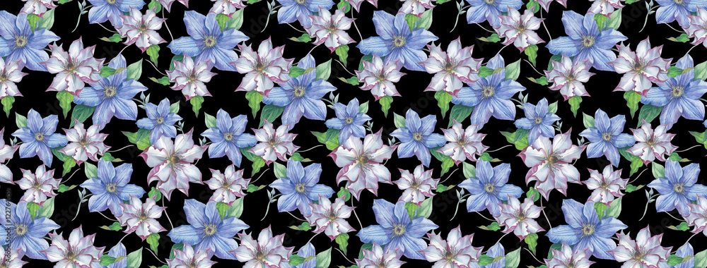 FB cover for Facebook in a watercolor style isolated. Set elements ...