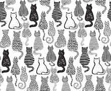 Seamless Cat Head Pattern Free Stock Photo - Public Domain Pictures