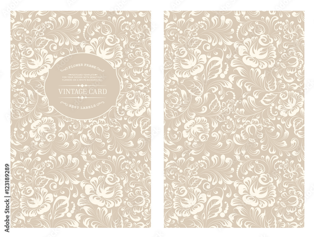 Design for you personal cover with rose flowers. Floral theme for book ...