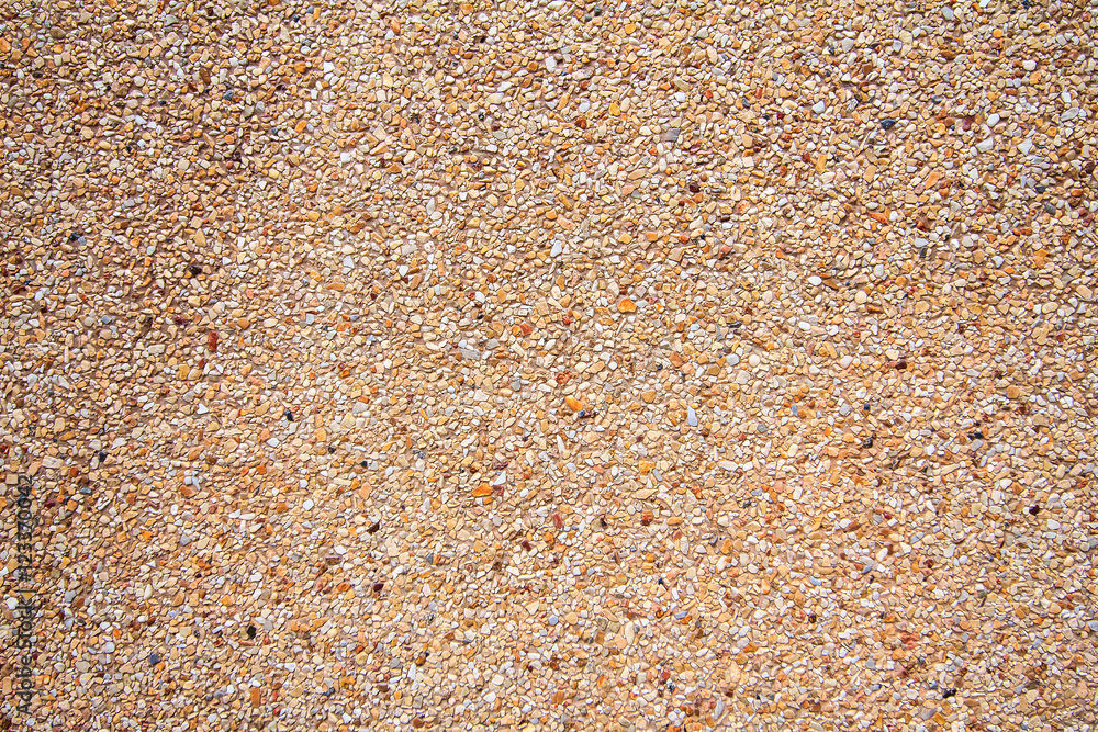 Wall of small sand stone texture. Pebbles and sand wall texture. Stock ...