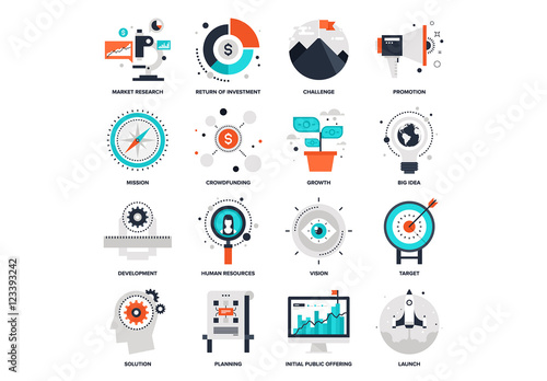 Business Startup Icon Set. Buy this stock template and explore similar ...