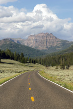 Yellowstone Highway Free Stock Photo - Public Domain Pictures