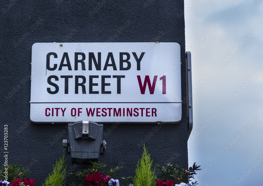 Carnaby Street sign in London, UK Stock Photo | Adobe Stock